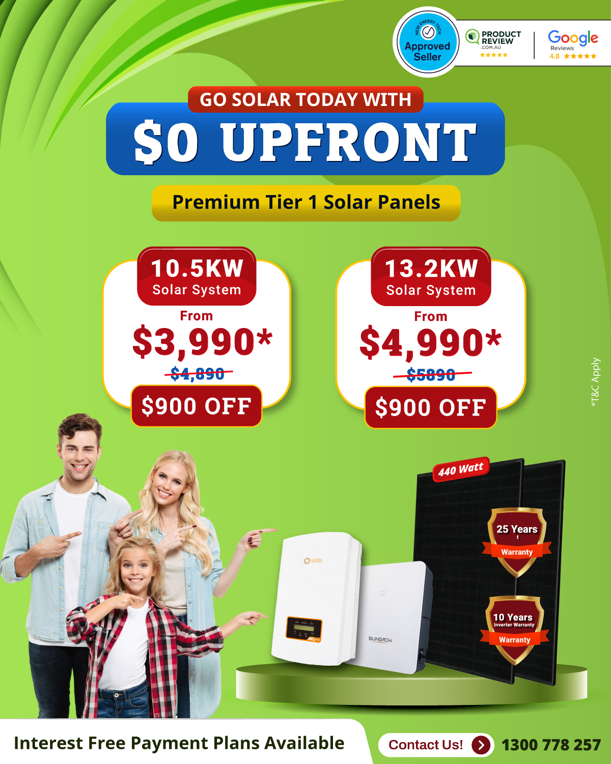 Solar panel offers - Greenlight Solar